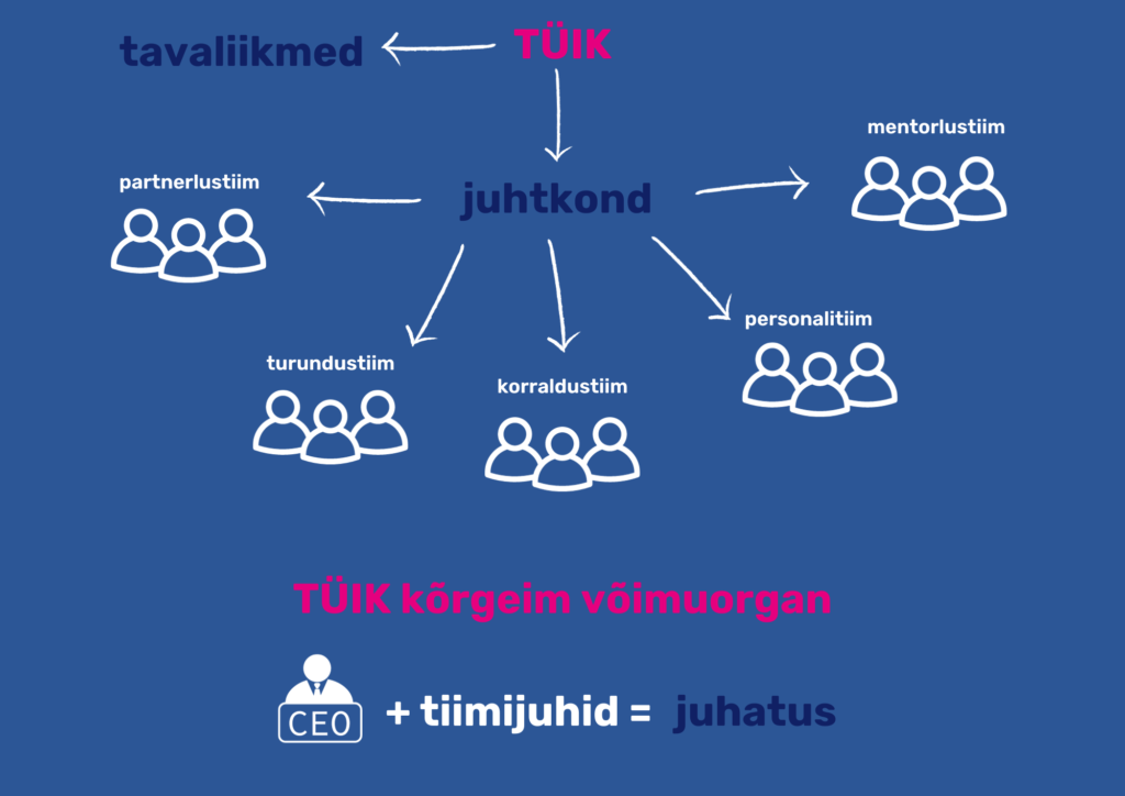 Klubi struktuur - Tartu Ülikooli investeerimisklubi